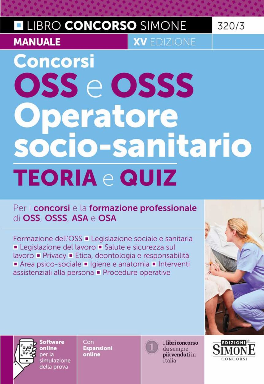 Manuale Concorsi OSS e OSSS Operatore Socio-Sanitario - Edizioni Simone ...